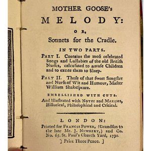Mother Goose | Other | Rare Mother Goose Childrens Book Mother Goose ...